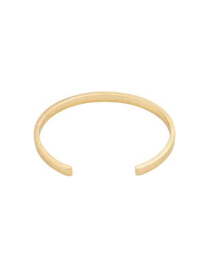 FABLE ENGLAND Niva Mistletoe Pearl Bangle - Gold