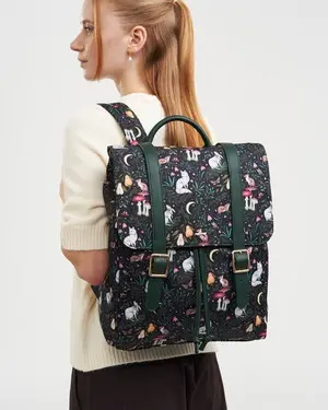 FABLE ENGLAND Flora Niva Print Backpack