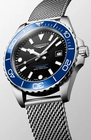 LONGINES Hydroconquest Automatic Mesh Strap Watch