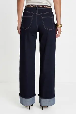 THE NOLI SHOP Claire Palazzo Cuff Jean