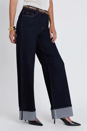 THE NOLI SHOP Claire Palazzo Cuff Jean