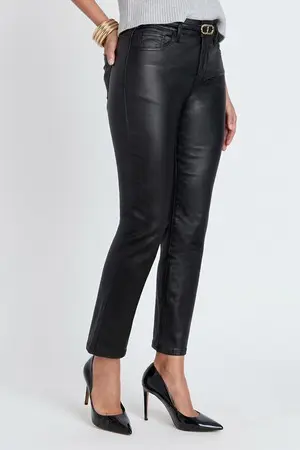 THE NOLI SHOP Elaine Coated Skinny Jeans