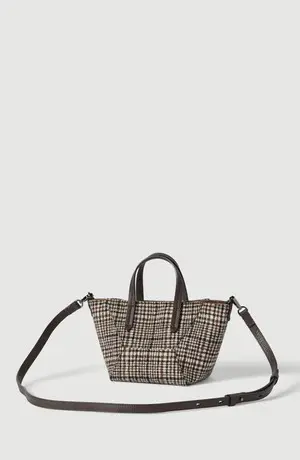 Brunello Cucinelli Prince Of Wales Bc Duo Mini Bag