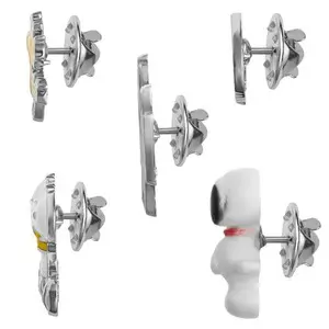 PEANUTS Woodstock And Snoopy Enamel Pin Set 5-piece Official License