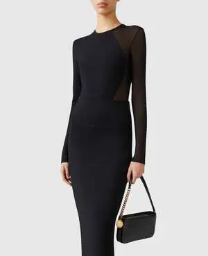Stella McCartney Miracle Long-sleeve Compact-knit Bodysuit