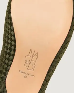 NAGHEDI Strada Kitten Heel Satin