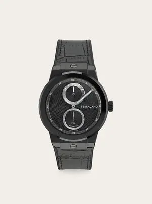 FERRAGAMO F-80 Auto Manufacture Watch - Black