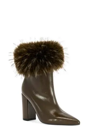 AZALEA WANG Borough Faux Fur Bootie