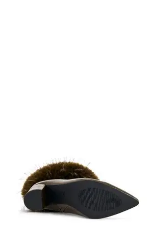 AZALEA WANG Borough Faux Fur Bootie