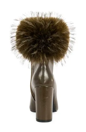 AZALEA WANG Borough Faux Fur Bootie