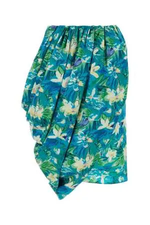 Chloé Printed Poplin Skirt
