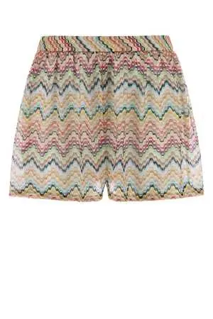 Missoni Embroidered Mesh Shorts - Multicolor