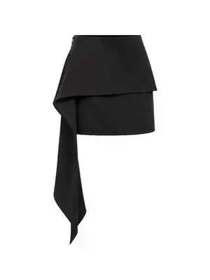 ISABELLE BLANCHE Draped Layered Mini Skirt