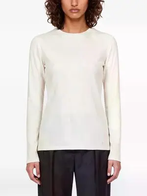 Loulou De Saison Ortigia Lds Ribbed-knit Long-sleeve T-shirt