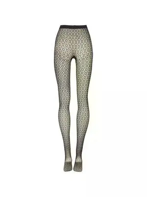 Wolford Floral-jacquard Net Tights