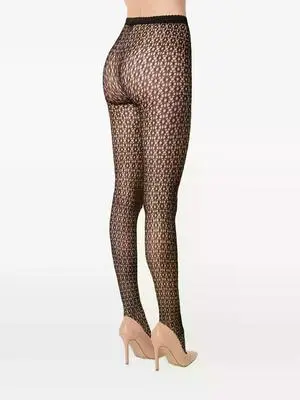 Wolford Floral-jacquard Net Tights