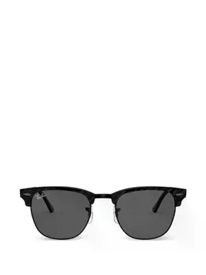 Ray-ban Clubmaster Square-frame Sunglasses - Black