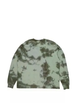 POP TRADING COMPANY Tie-dye Waffle-knit T-shirt