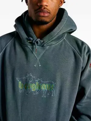 POP TRADING COMPANY Berggoat Hoodie - Blue