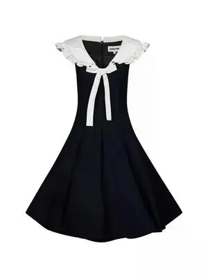 SHUSHU/TONG Ruffled Bow-detail Mini Dress
