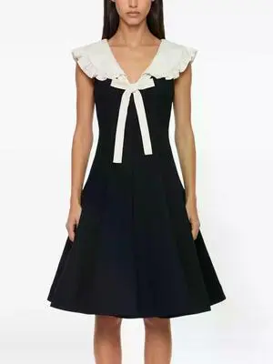 SHUSHU/TONG Ruffled Bow-detail Mini Dress