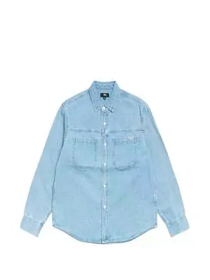 StÜssy Work Denim Shirt - Blue