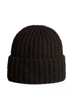 SCAGLIONE Ribbed-knit Beanie Hat