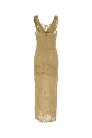 Isabel Marant Étoile Beige Crochet Ornella Dress - Brown