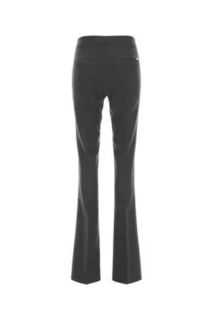 Blumarine Grey Stretch Gabardine Pant