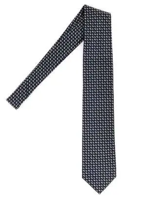 Brioni Embroidered Silk Tie