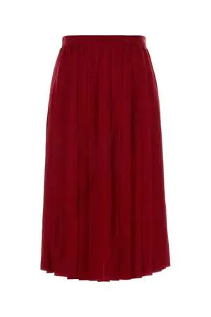 Gucci Twill Skirt - Red