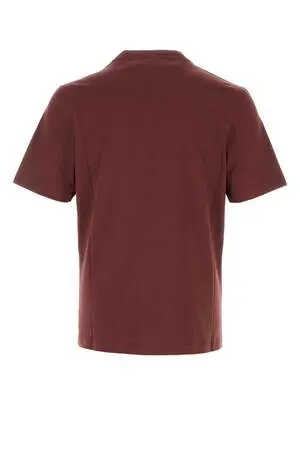 Brunello Cucinelli Burgundy Cotton T-shirt