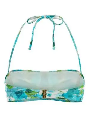 Chloé Printed Stretch Nylon Bikini Top