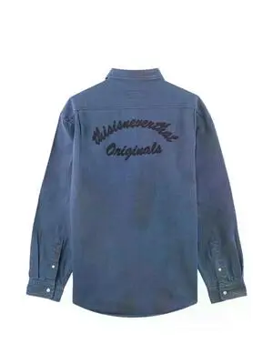 THISISNEVERTHAT Logo-embroidered Button-down Shirt
