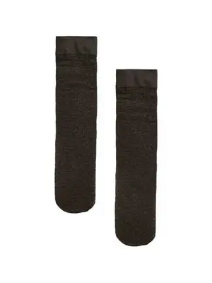Wolford Bouquet Floral-jacquard Socks - Brown