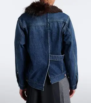 Sacai Asymmetric Denim Jacket