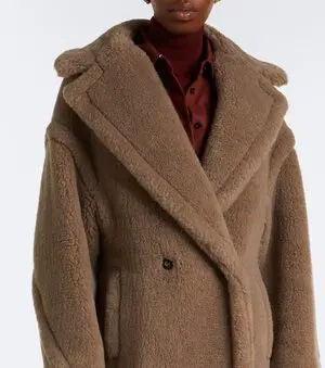 Max Mara Teddy Bear Icon Cashmere And Silk Coat