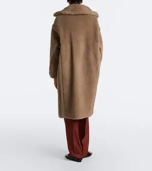 Max Mara Teddy Bear Icon Cashmere And Silk Coat
