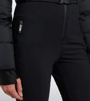 YVES SALOMON Hooded Down Ski Suit - Black