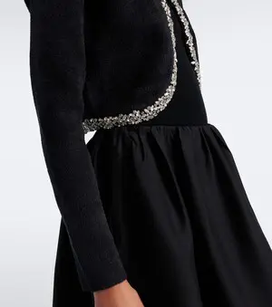 Simkhai Embellished Cropped Cardigan