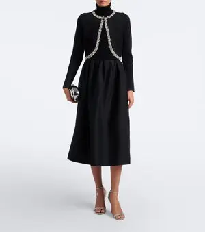 Simkhai Embellished Cropped Cardigan