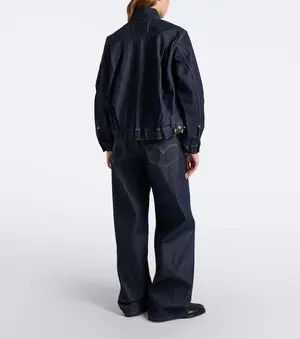 Sacai Belted Wide-leg Jeans
