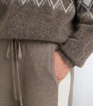 Fusalp Mireva Mohair-blend Half-zip Sweater - Brown