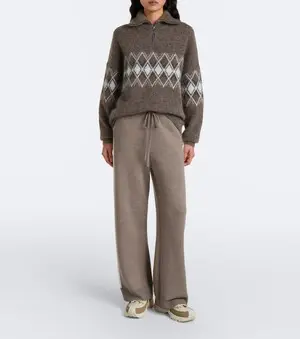 Fusalp Mireva Mohair-blend Half-zip Sweater - Brown