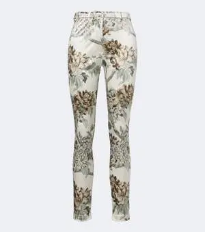 Acne Studios Floral Jersey Skinny Pants