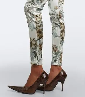 Acne Studios Floral Jersey Skinny Pants