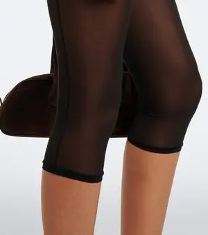 Magda Butrym Sheer Capri Pants And Briefs Set