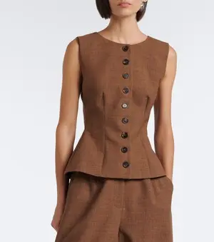 Magda Butrym Virgin Wool Vest