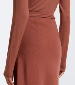 Max Mara Knitted Cashmere Maxi Skirt