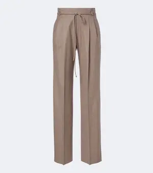 Max Mara Cashmere-blend Straight Pants